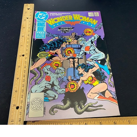 DC Comics | Accents | Wonder Woman 6 Invasion Aftermath Extra Dc Comics ...